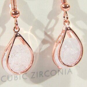 Francesca's Collections | Jewelry | Nwt Francescas Rose Goldtone Dangle ...